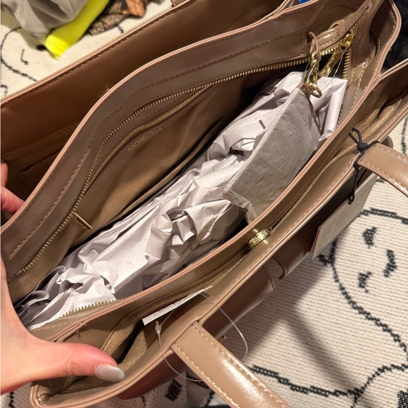 Rachel Zoe | Bags | Nwt Rachel Zoe Vegan Leather Luxe Tote Computer ...